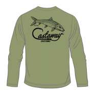Men s Long Sleeve Bonefish Tee Castaway Customs Men s Long Sleeve Bonefish Tee Castaway Customs